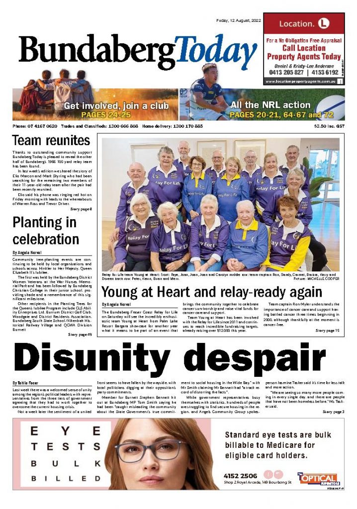 Bundaberg Today - 12th August 2022 - Bundaberg Today