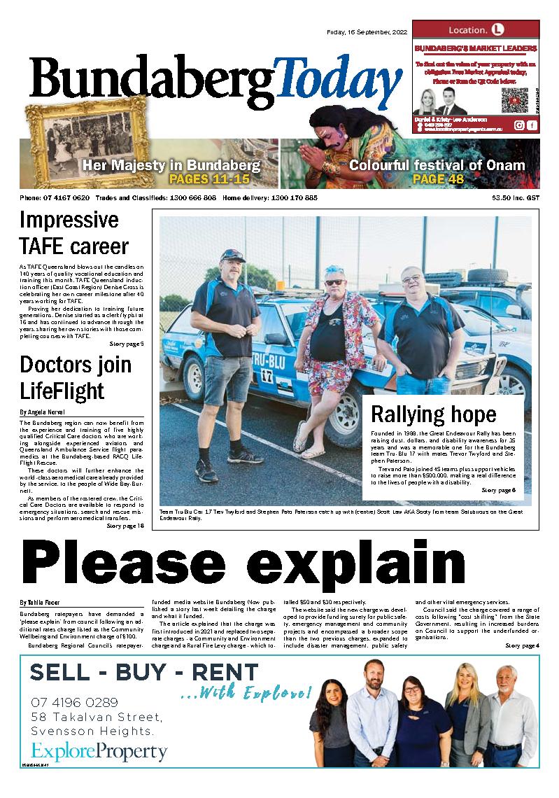 Bundaberg Today - 16th September 2022 - Bundaberg Today