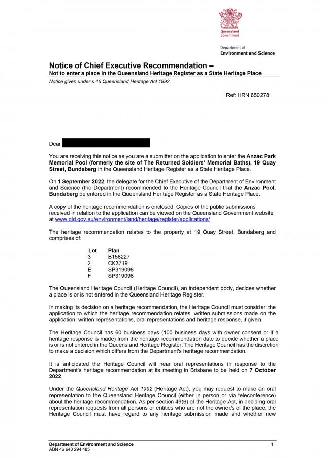 Heritage recommendation made for Anzac Pool - Bundaberg Today