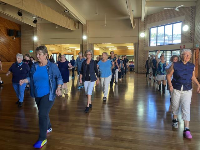 Childers shows line dancing skills for fundraiser - Bundaberg Today