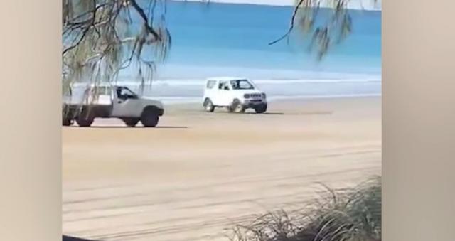 VIDEO: Police call for details of Coonar Beach hoons - Bundaberg Today