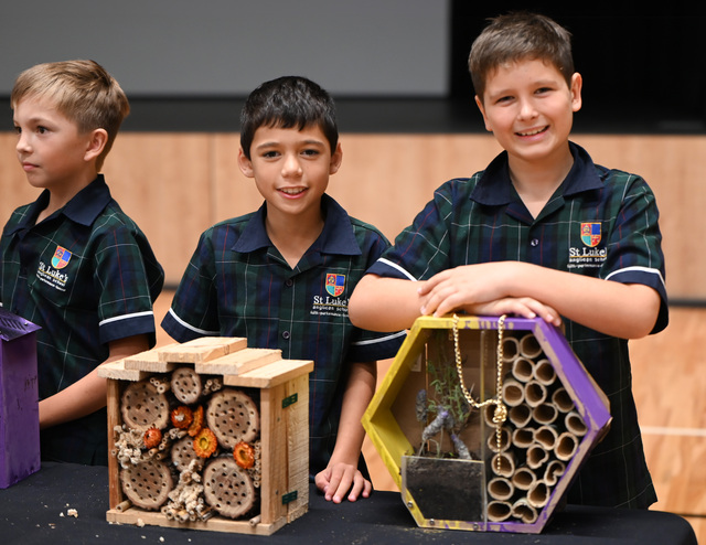 St Luke’s students create Bee Hotels - Bundaberg Today